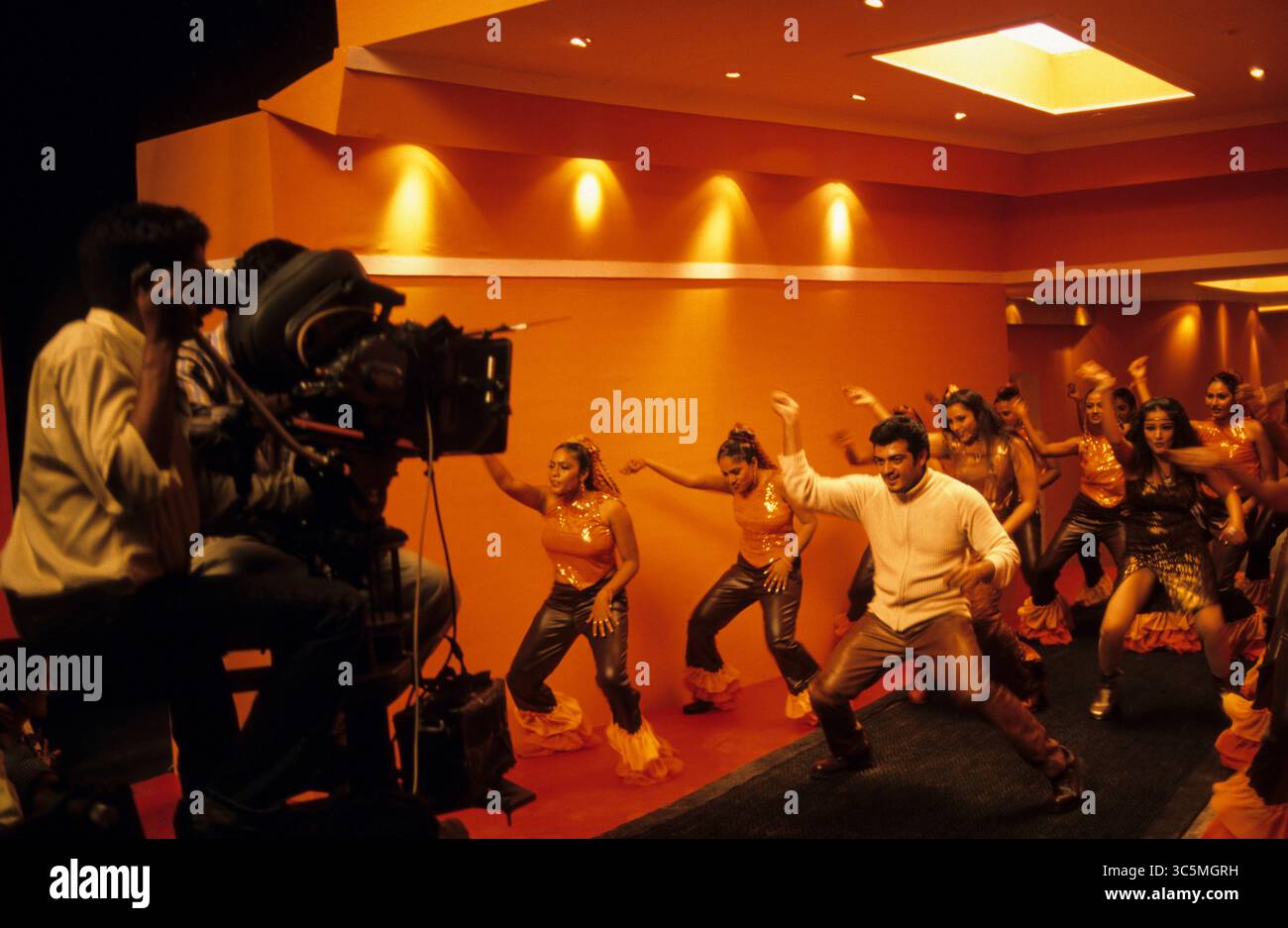 INDIA, Tamil Nadu, Chennai, former Madras, Tamil film industry Mallywood, film shooting with ...