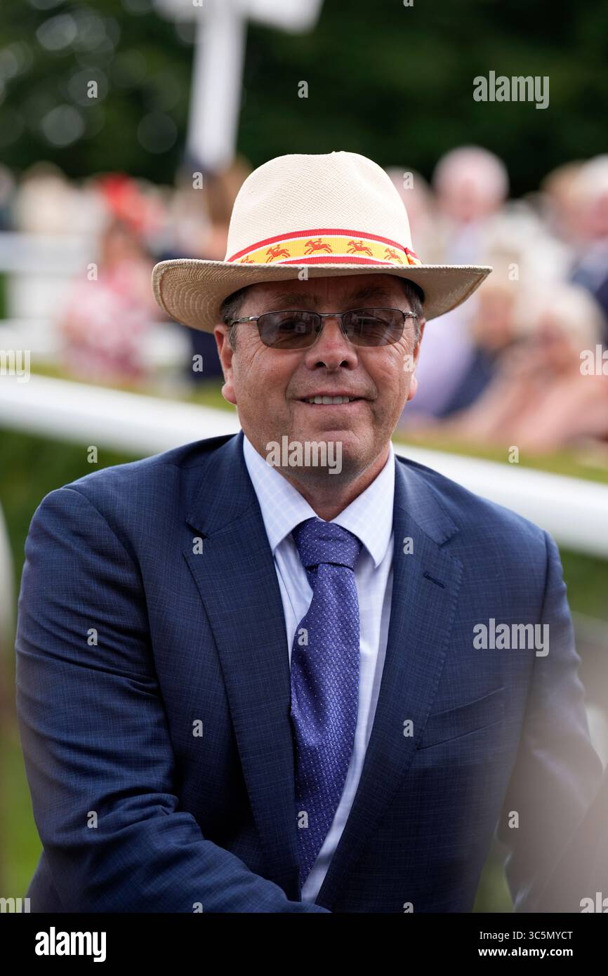 Trainer Ger Lyons after winning the HKJC World Pool Molecomb Stakes ...