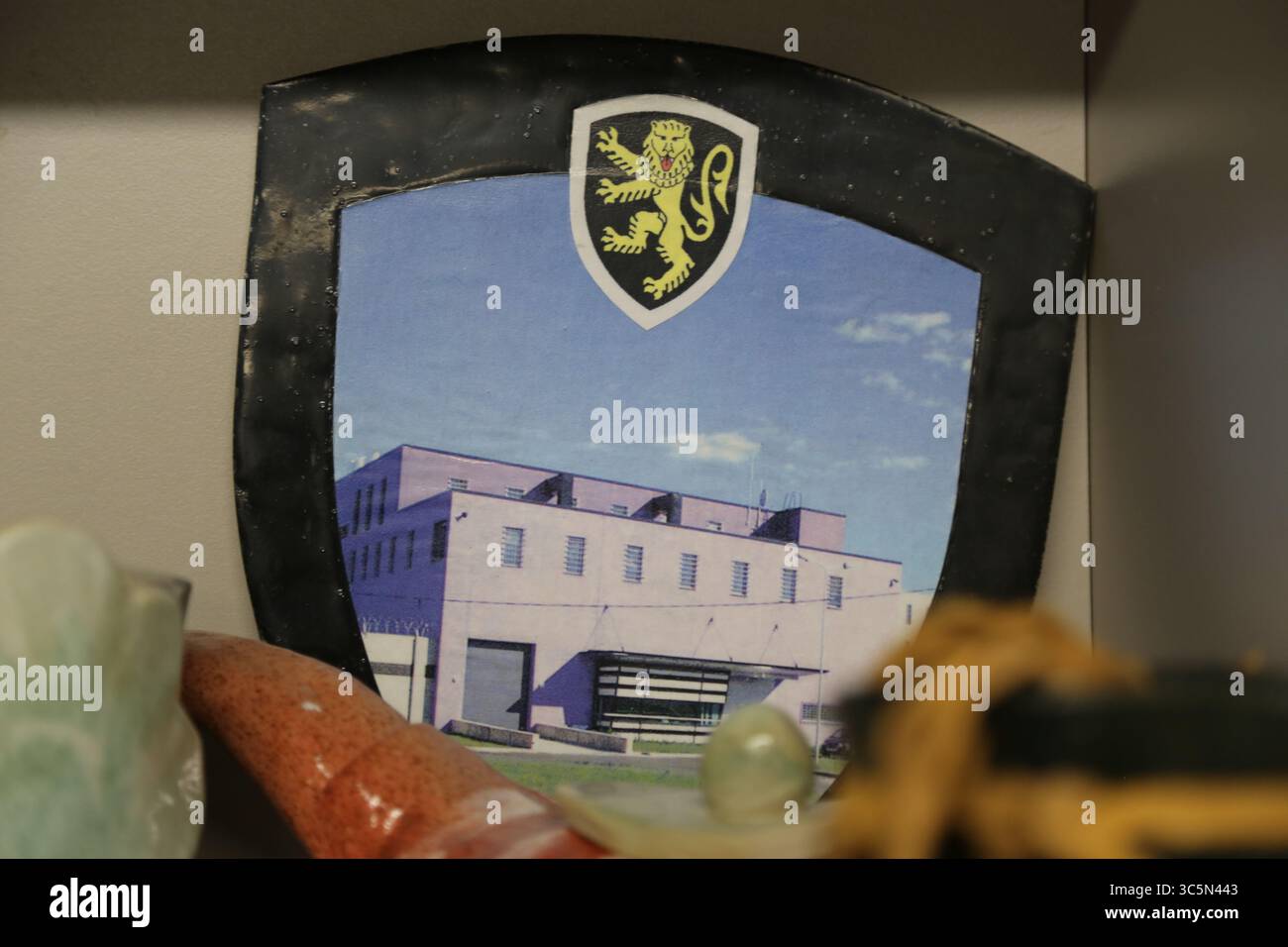 FILED - 30 July 2025, Estonia, Tartu: A picture of Tartu prison made by ...