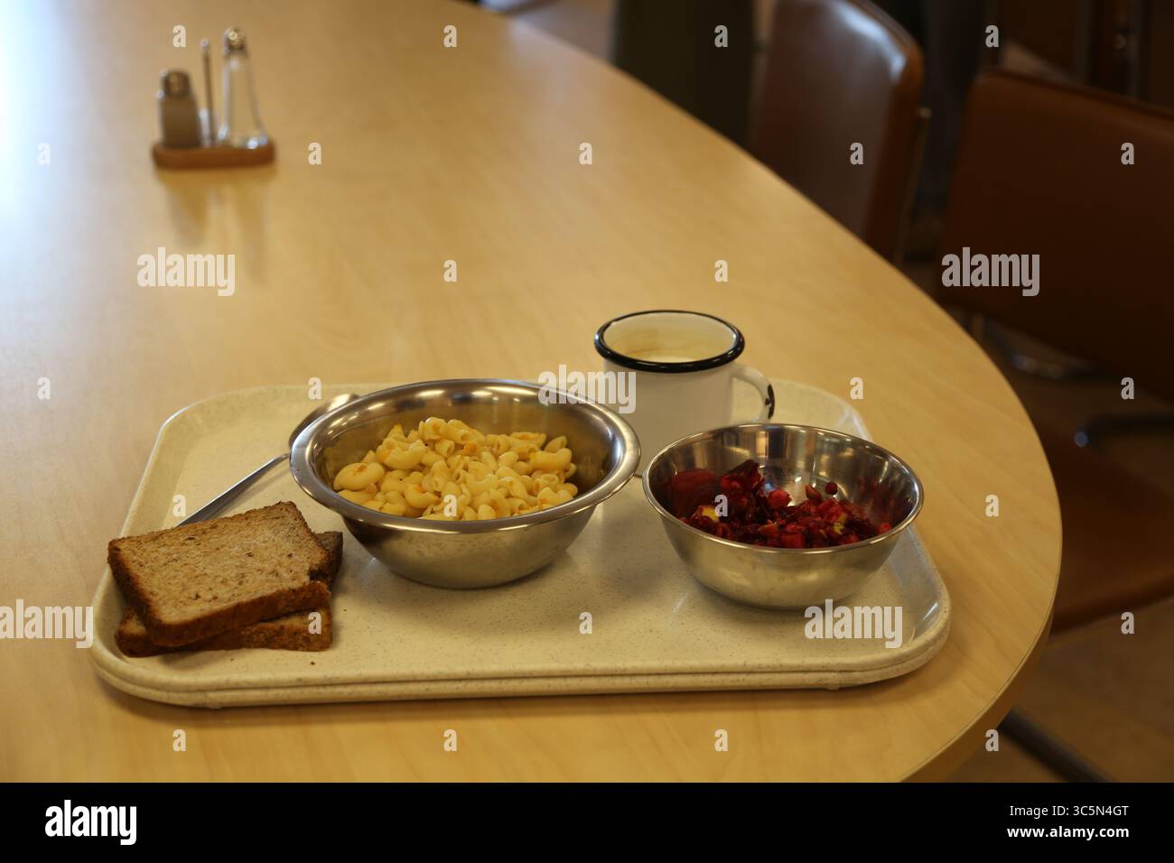 FILED - 30 July 2025, Estonia, Tartu: A lunch for prisoners stands on a ...