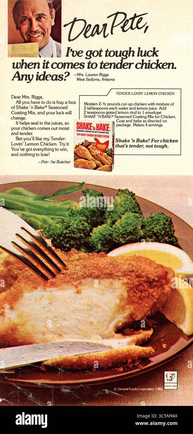 Vintage "Ladies' Home Journal" June 1980 magazine issue advert, USA ...