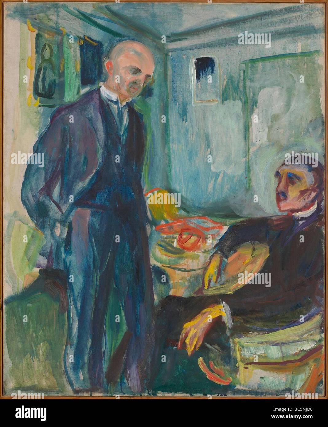 Edvard Munch - Lucien Dedichen and Jappe Nilssen Stock Photo - Alamy