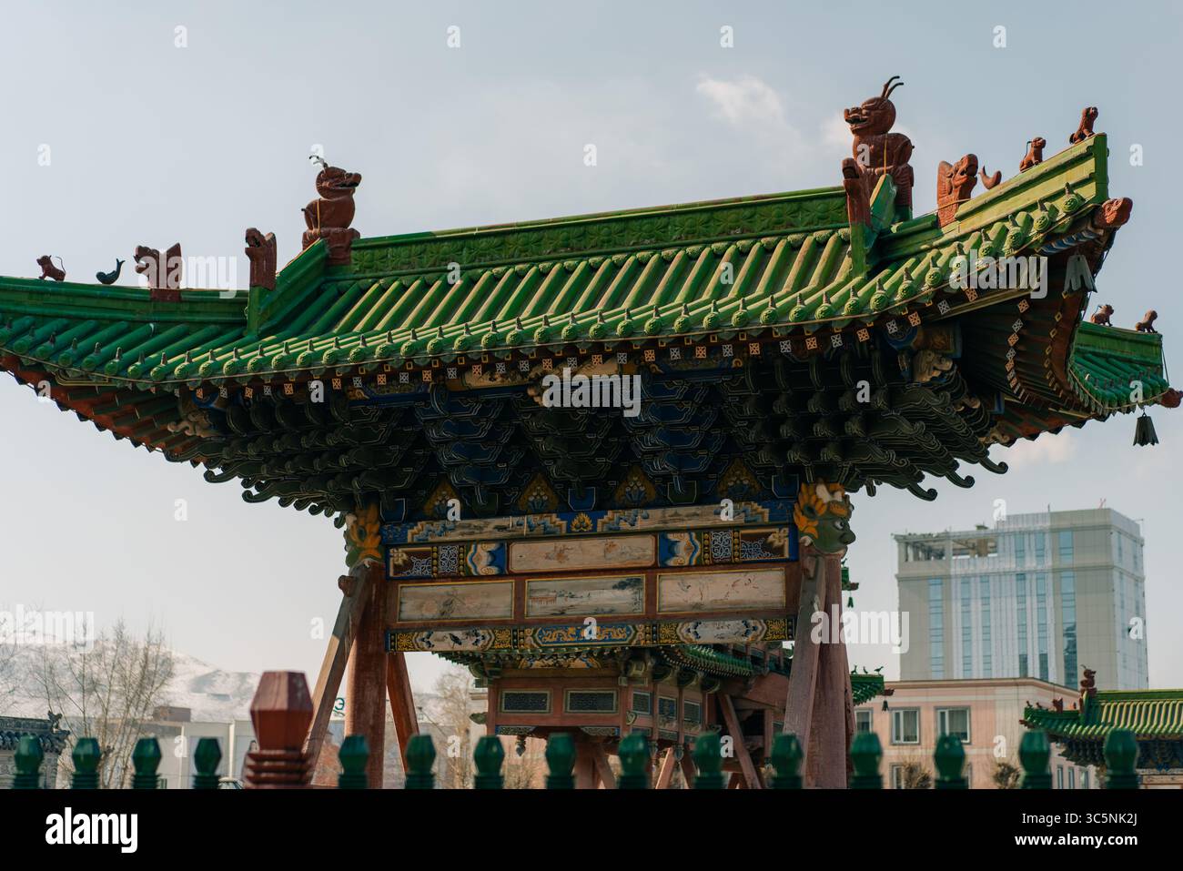 The Winter Palace of the Bogd Khan Museum is located in southern ...