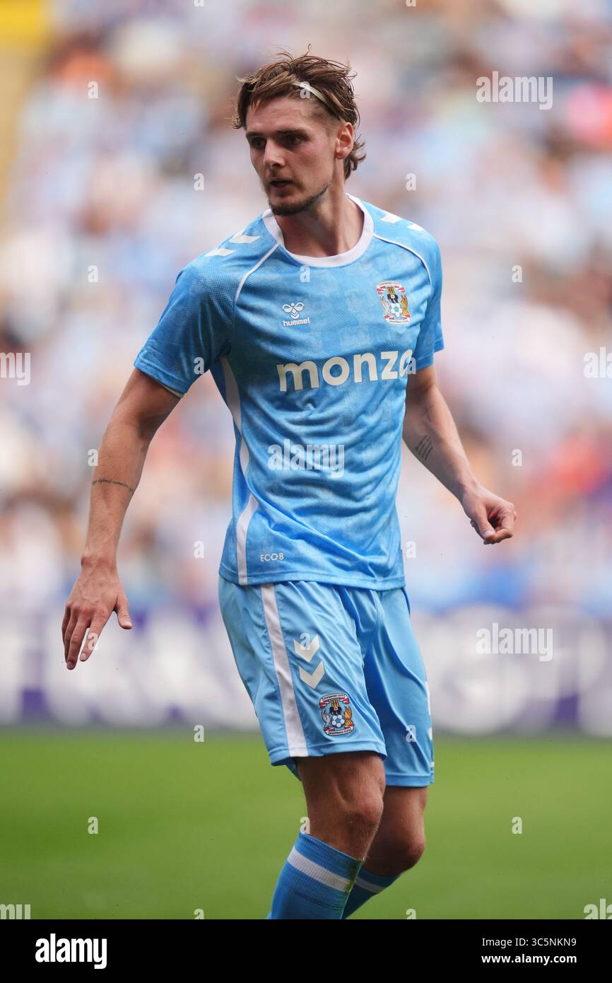 Coventry City's Jack Rudoni during a pre season friendly match at the ...