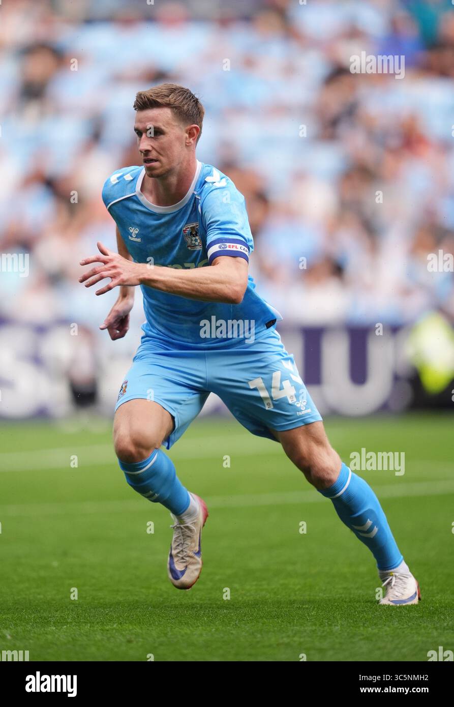 Coventry City's Ben Sheaf during a pre season friendly match at the ...