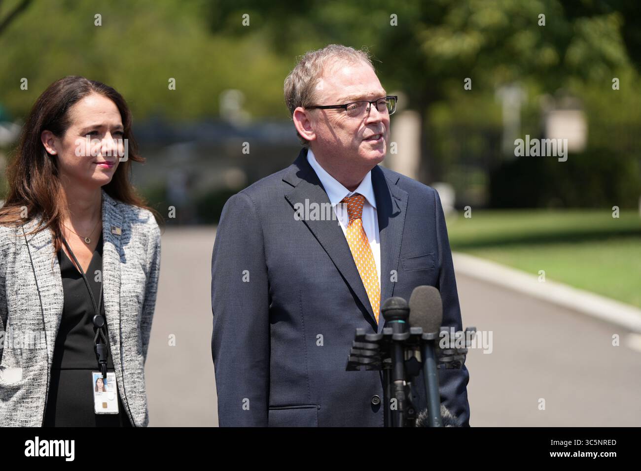 WASHINGTON, USA — July 30, 2025: White House National Economic Adviser ...