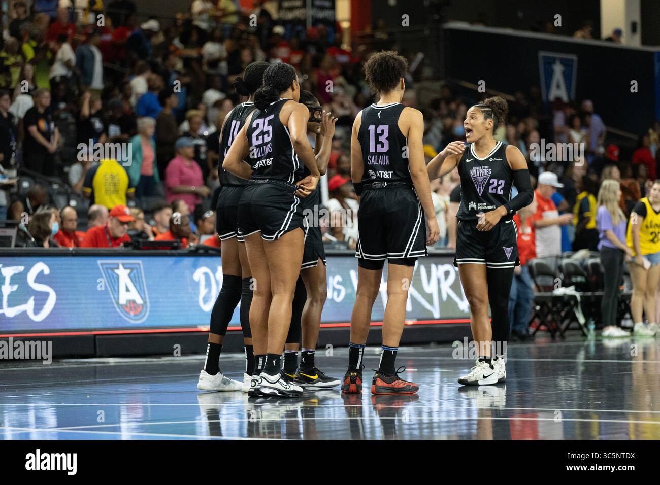 College Park, USA. 29th July, 2025. Golden State Valkyries take on the ...