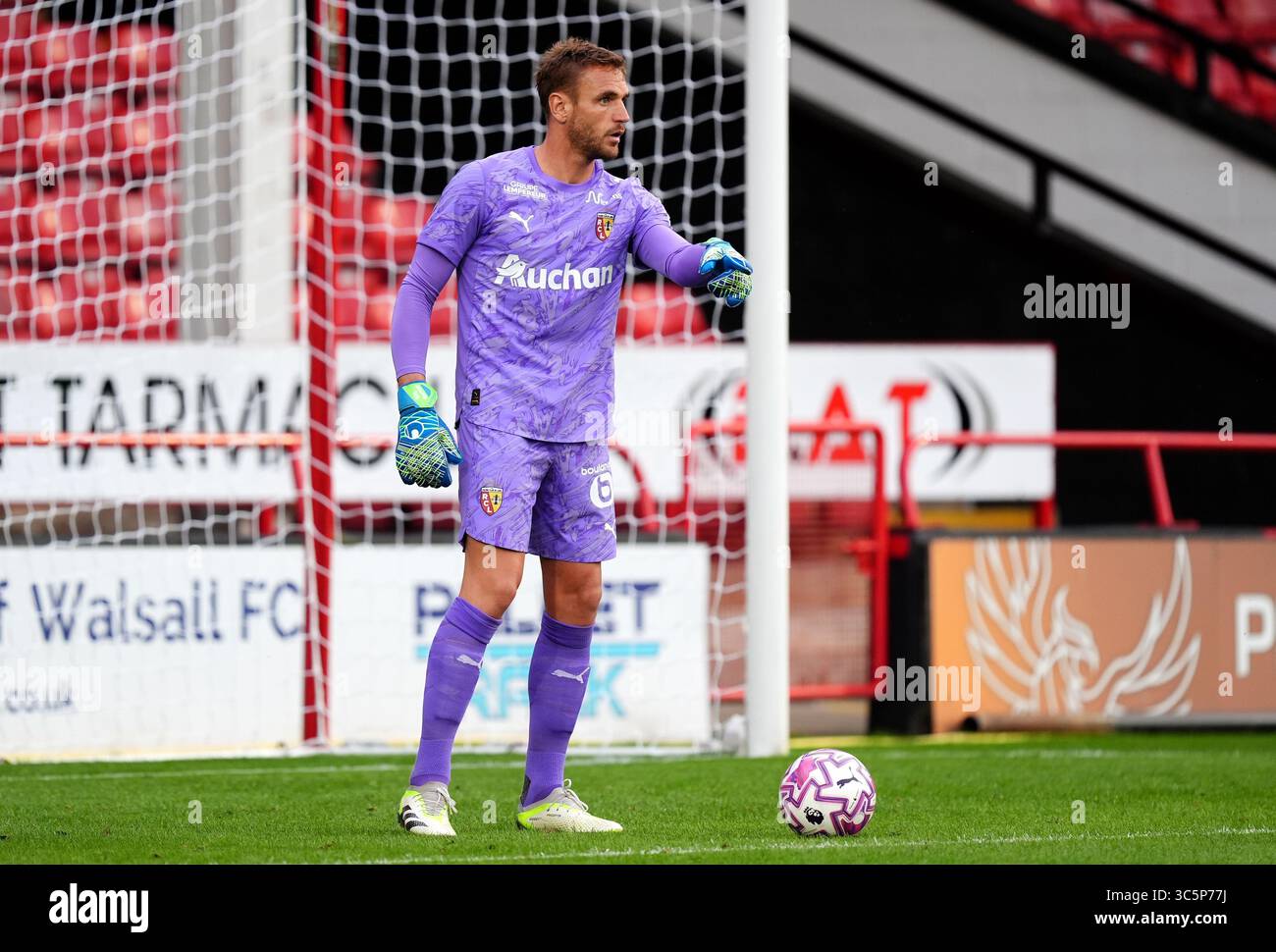 RC Lens goalkeeper Regis Gurtner during the pre season friendly match ...