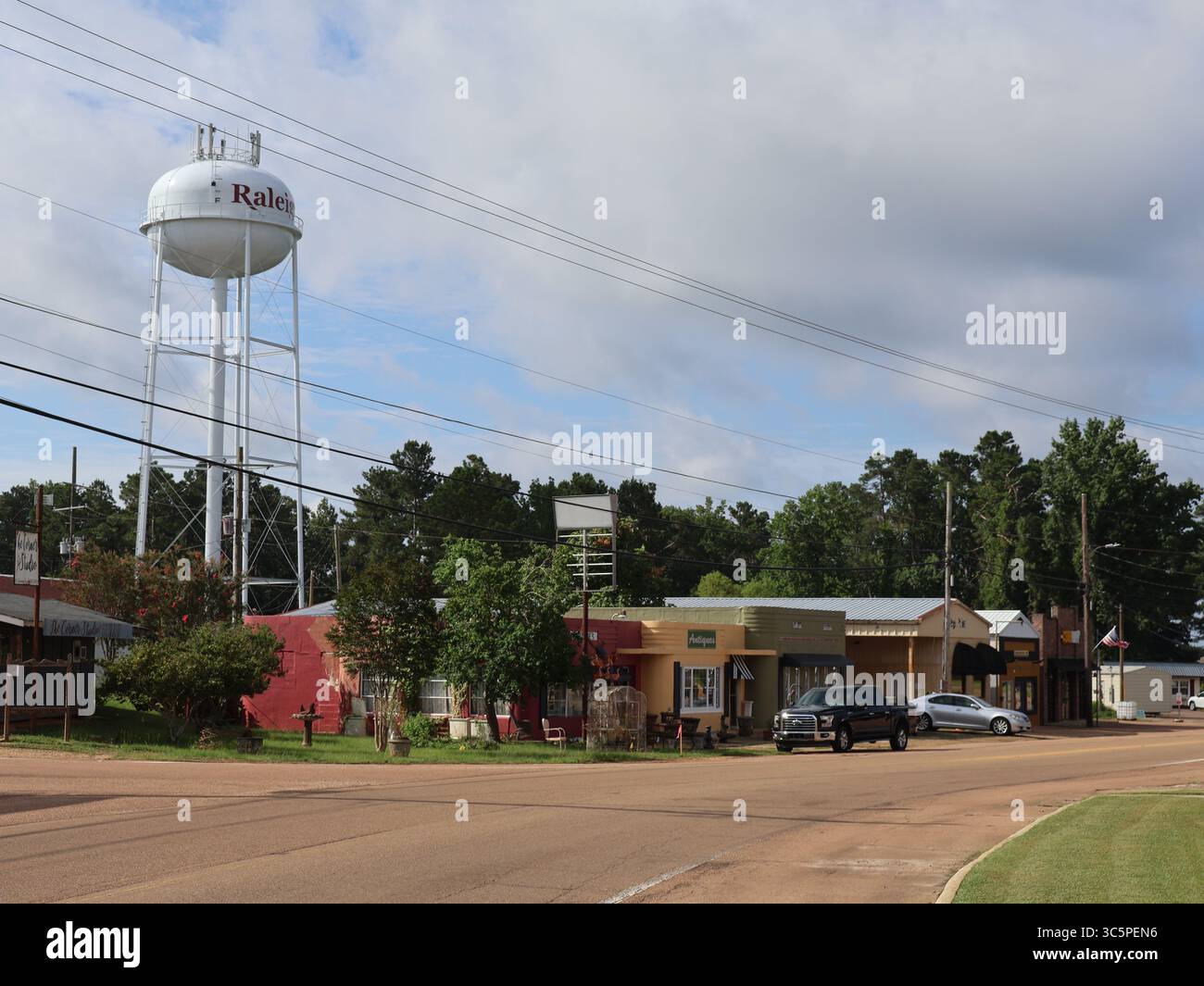 Raleigh Mississippi USA July 19 2025 editorial small town businesses ...