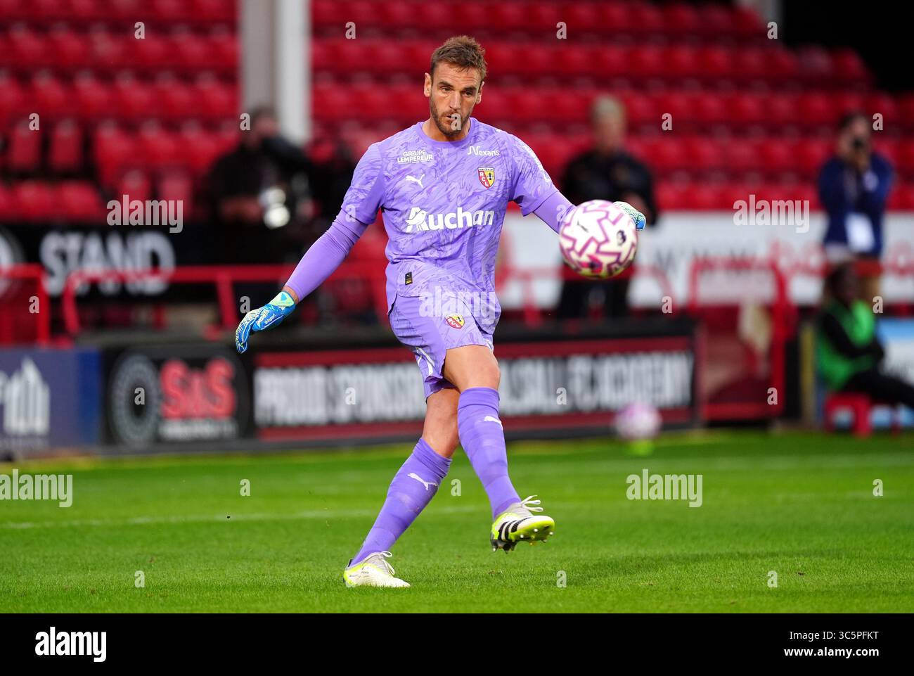 RC Lens goalkeeper Regis Gurtner during the pre season friendly match ...