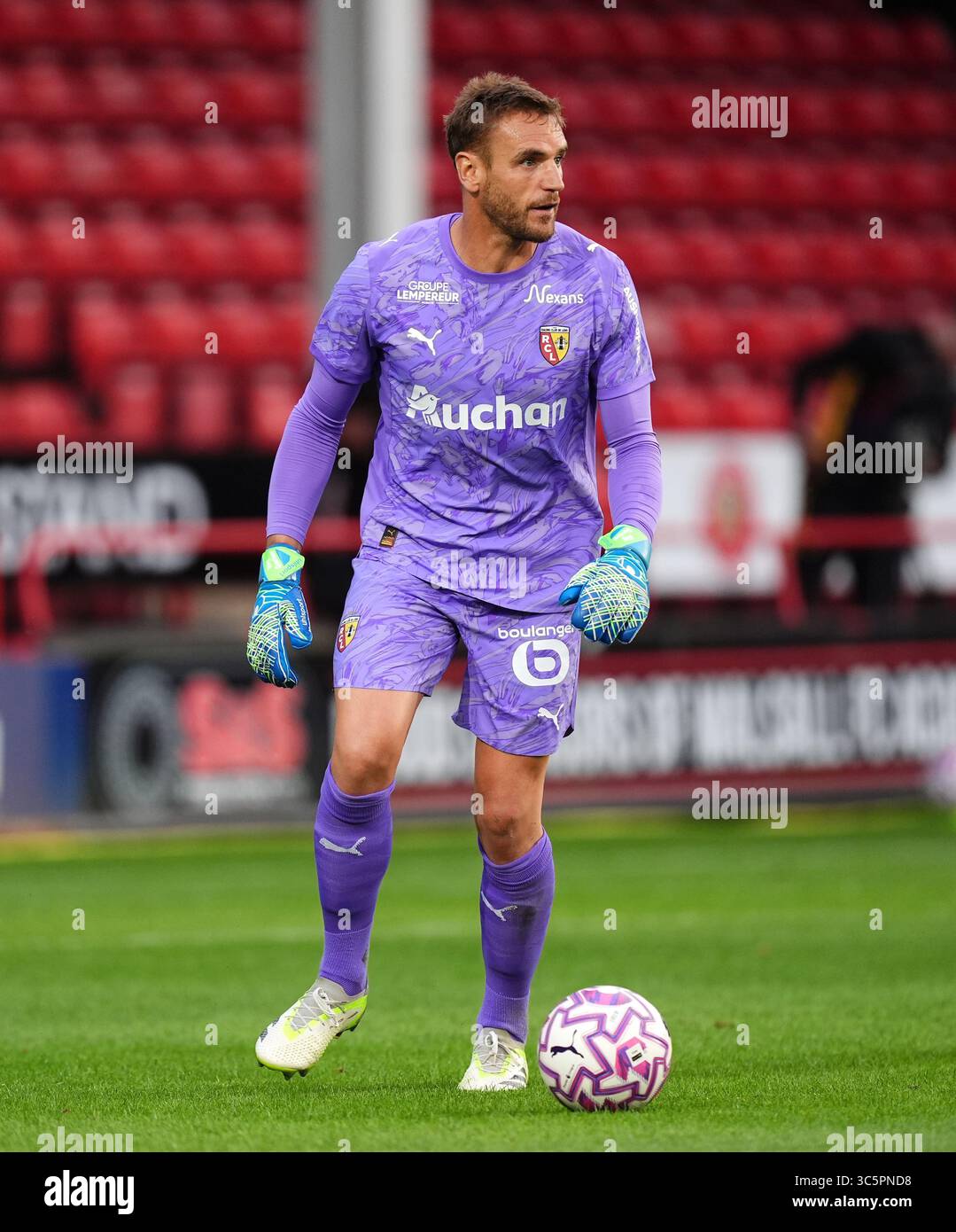 RC Lens goalkeeper Regis Gurtner during the pre season friendly match ...