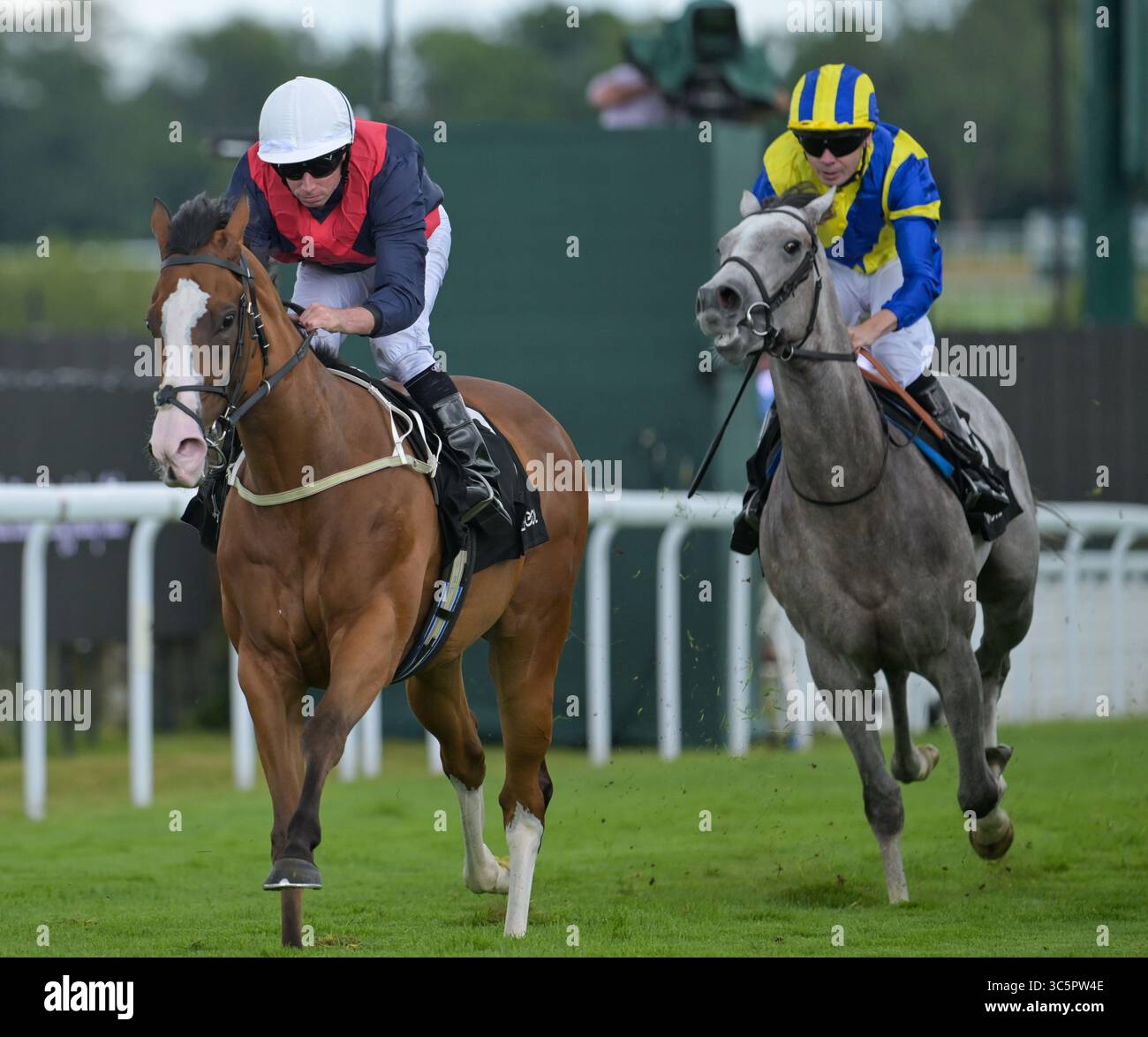 Goodwood, UK. 29 July, 2025. Lady Iman ridden by Ryan Moore and trained ...