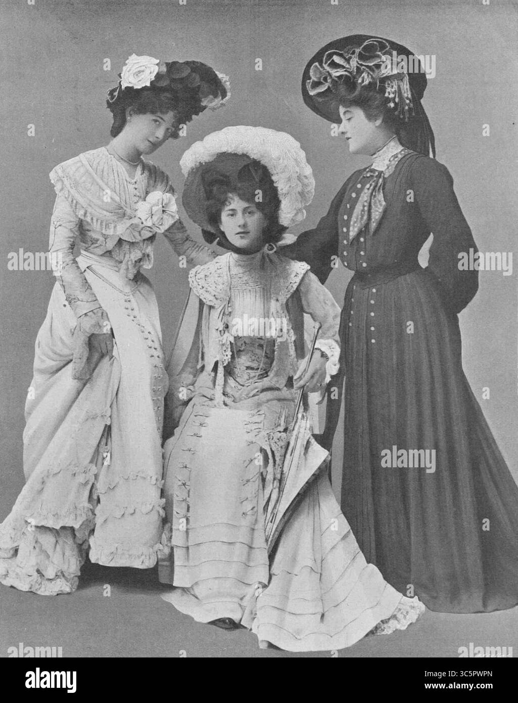 Miss Millie Legarde, Miss Ruby Ray and Miss Belknap in ''Three Little ...