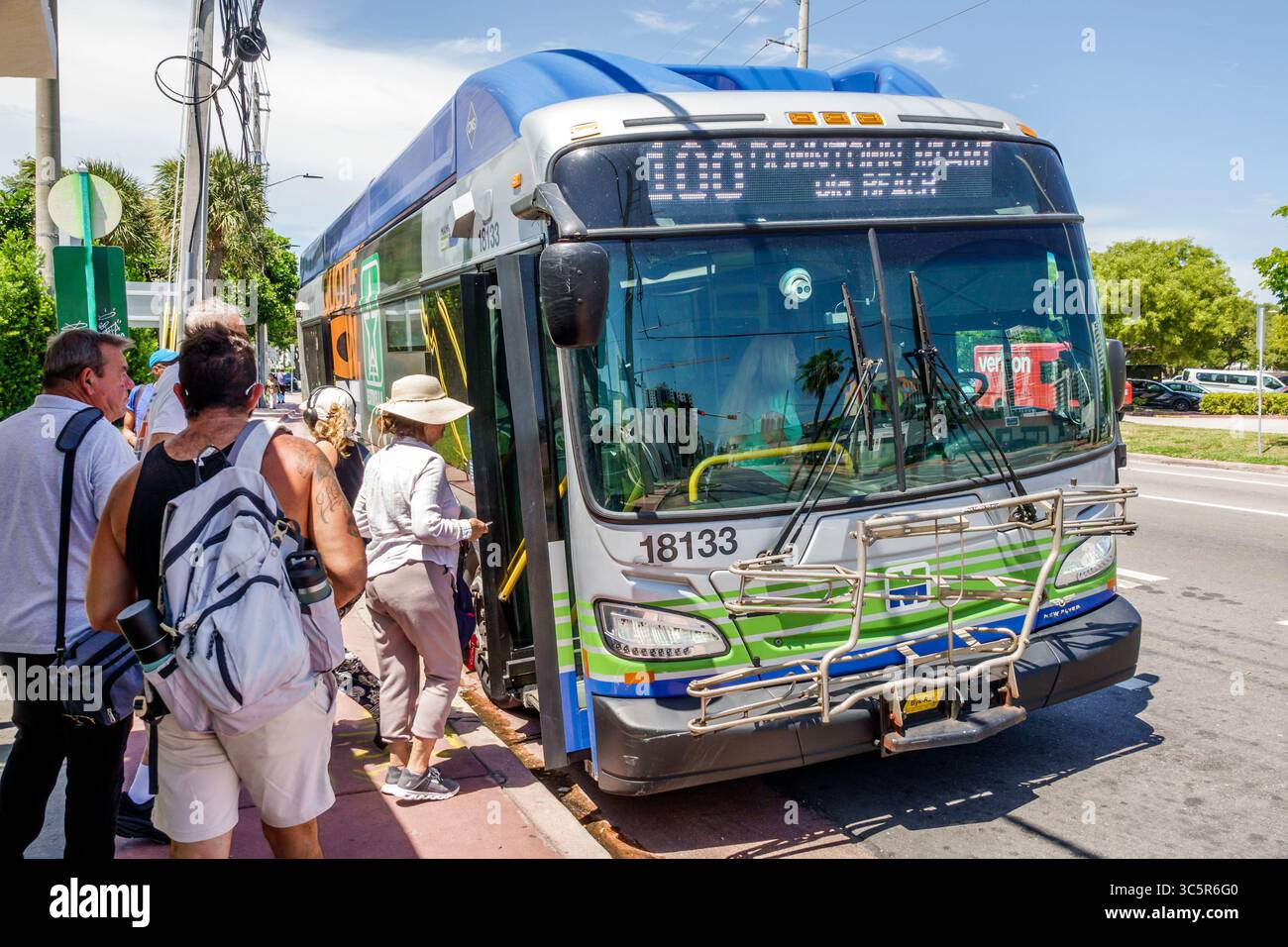 Route 100 downtown miami dade metrobus hi-res stock photography and ...