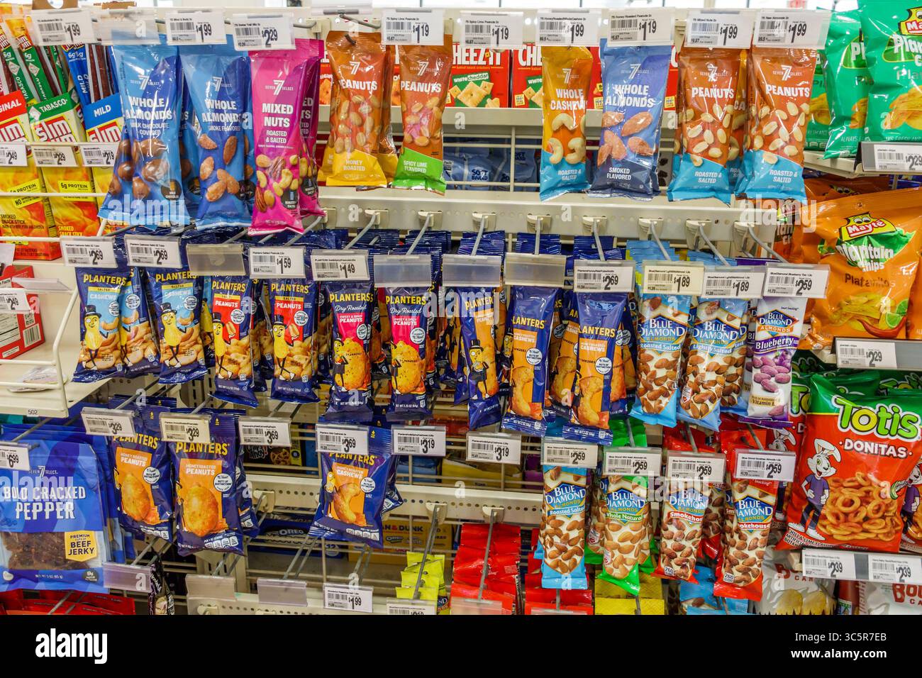 Interior inside nut snack food section hi-res stock photography and ...