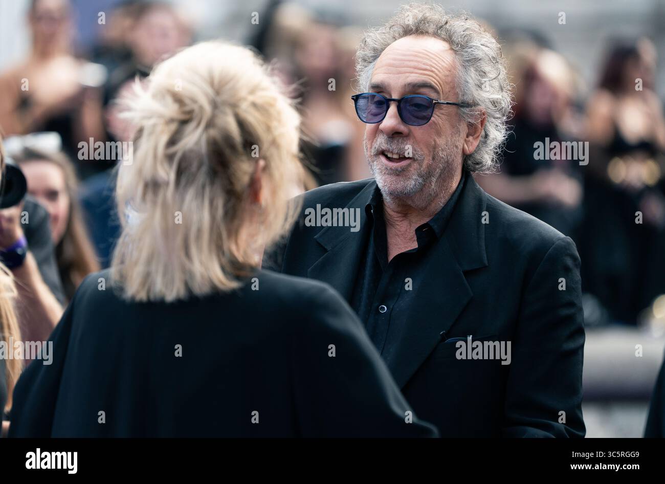 LONDON, ENGLAND - JULY 30: Joanna Lumley and Tim Burton attend the ...