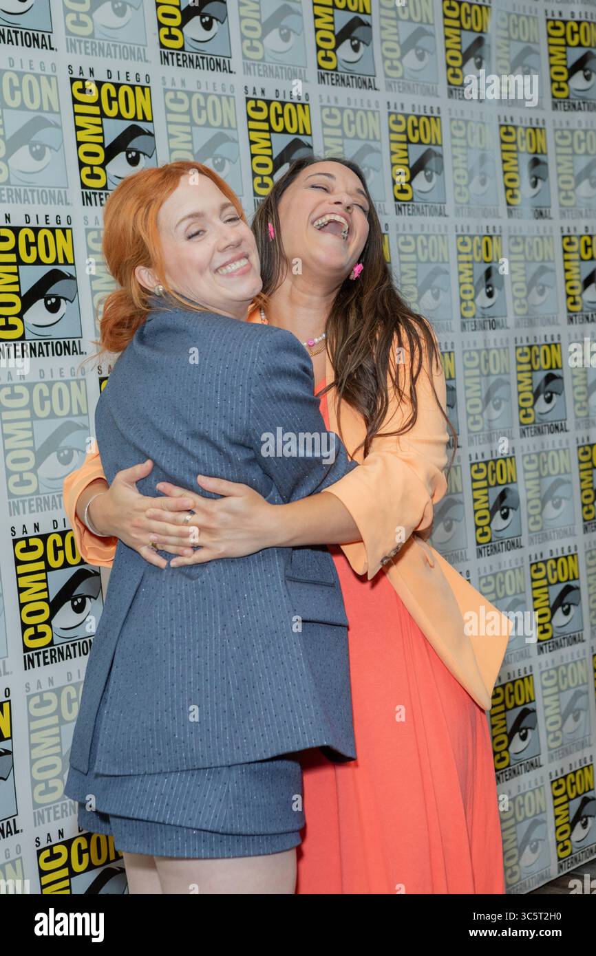 Alice Wetterlund, Sara Tomko arrive at the press room for "Resident ...