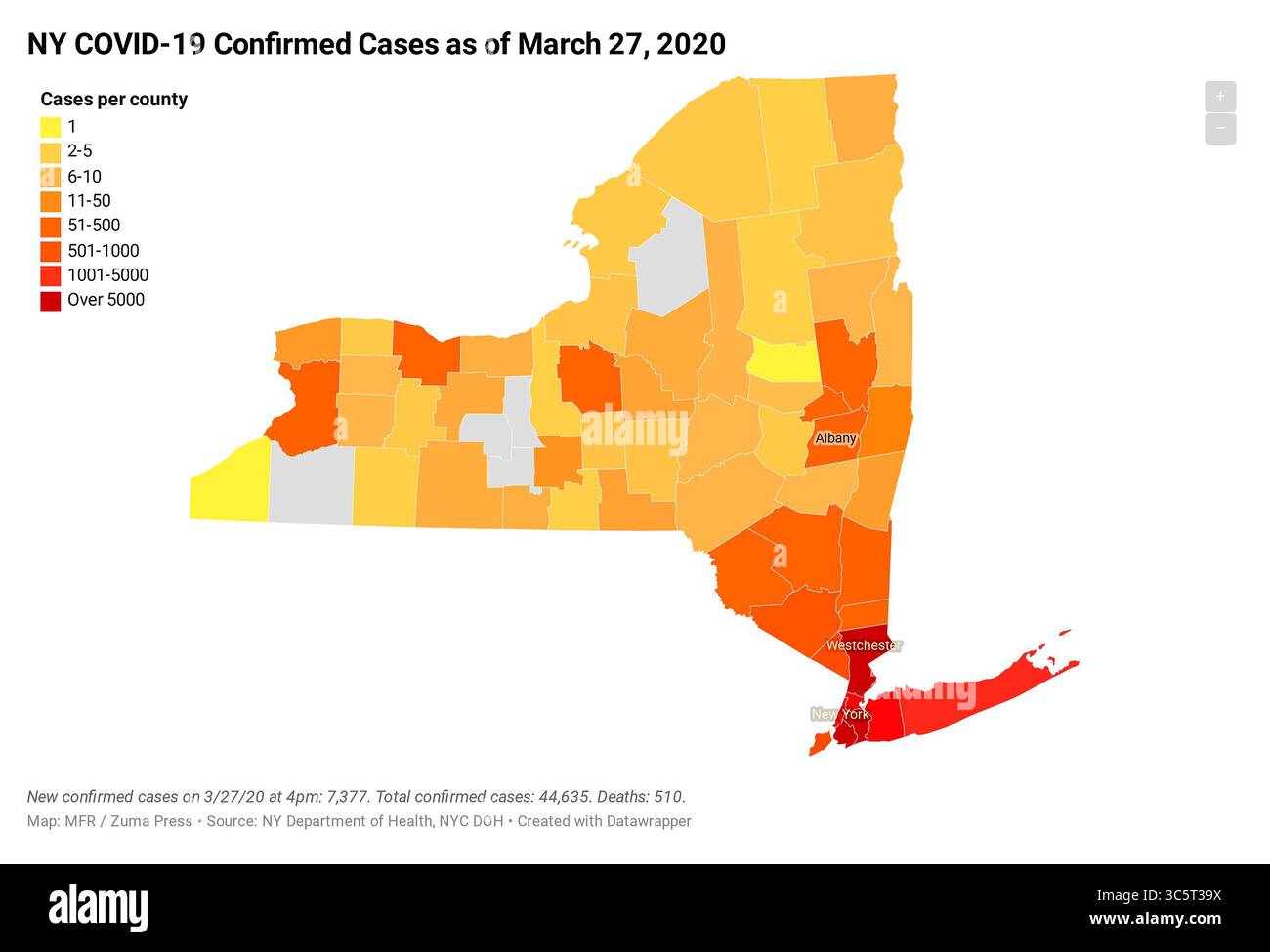 Map of coronavirus cases Cut Out Stock Images & Pictures - Alamy