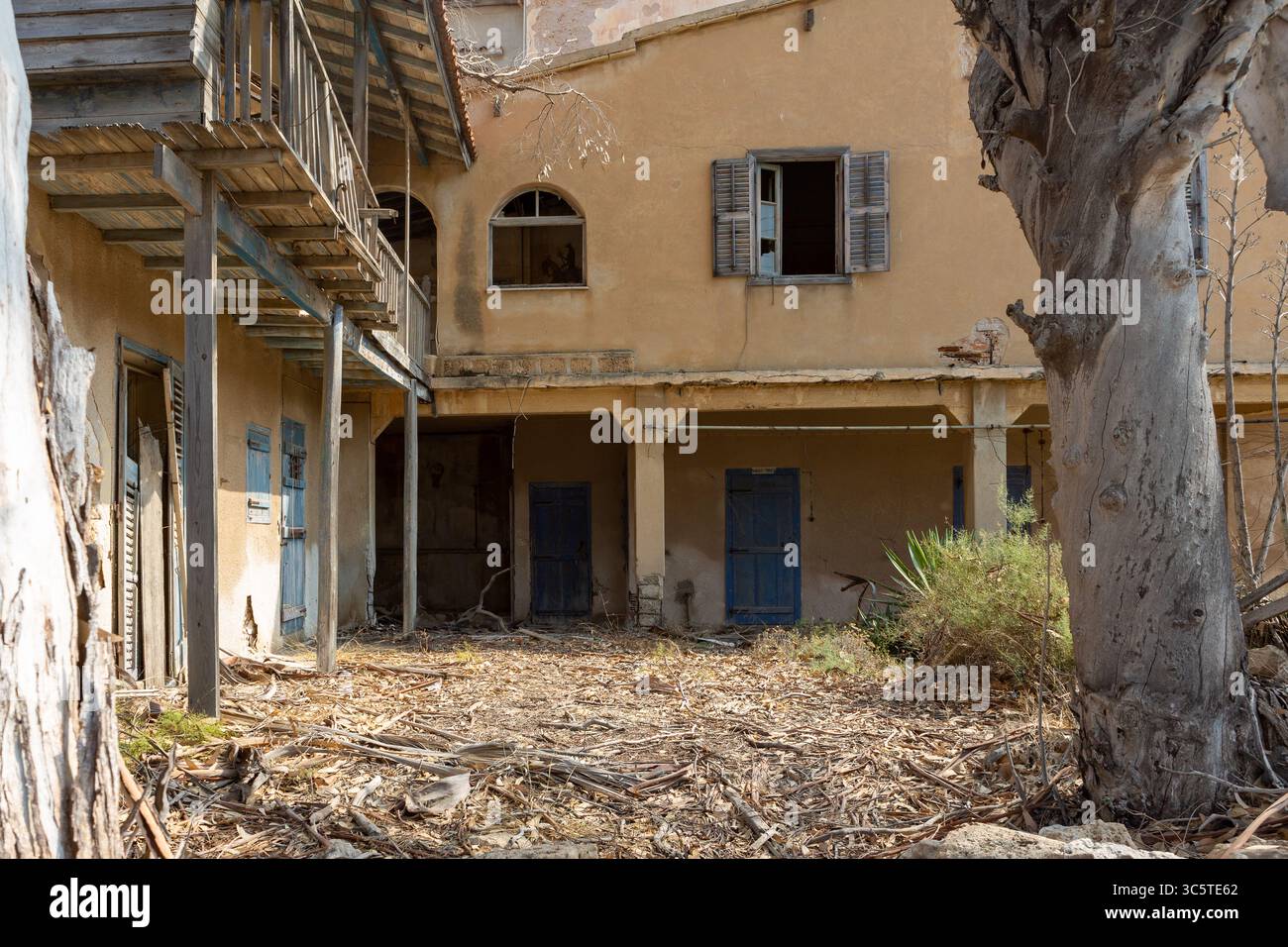 Varosha quarter od Famagusta, abandoned after the turkish invasion in ...