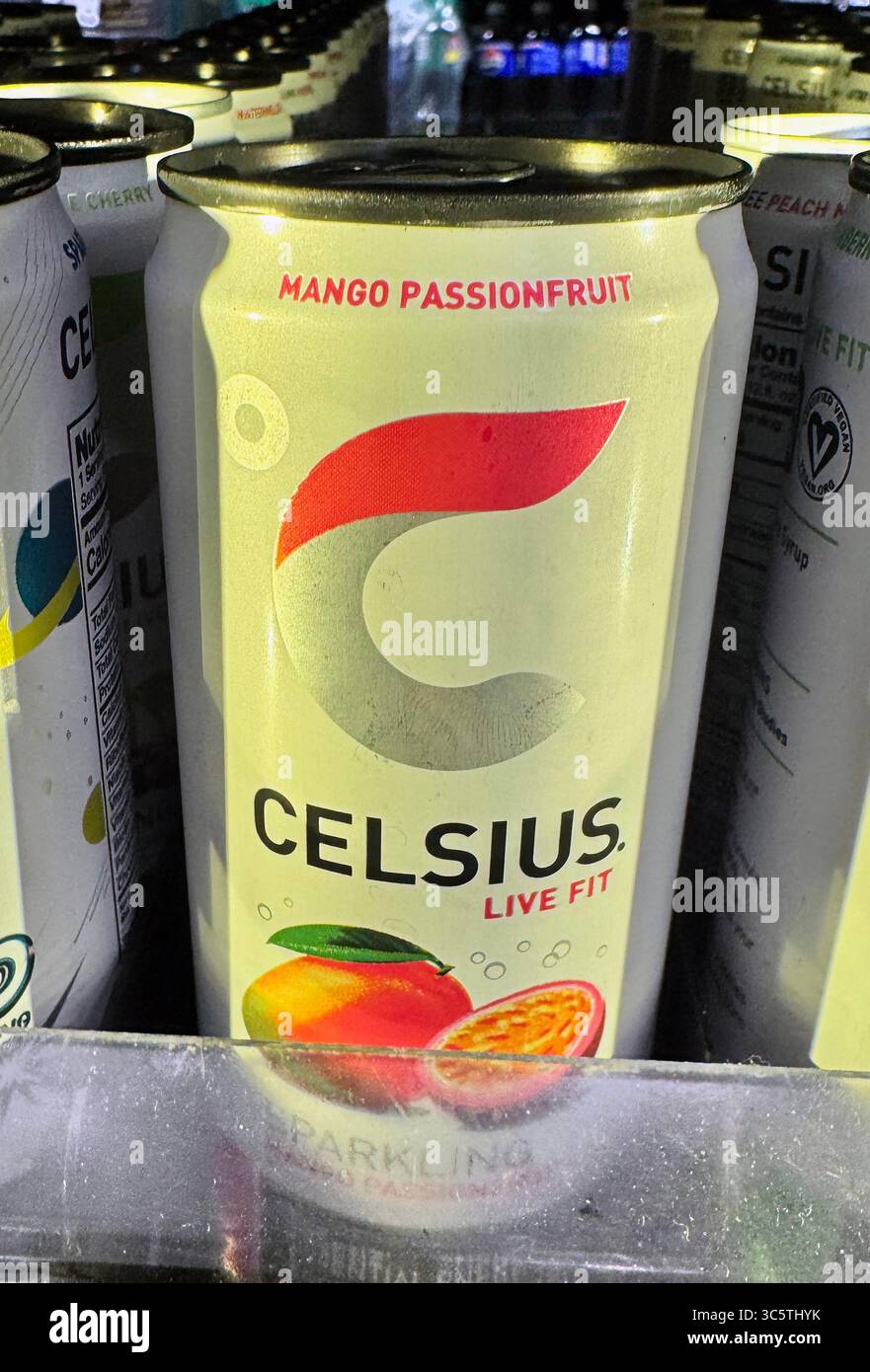 Celsius energy drink hi-res stock photography and images - Alamy