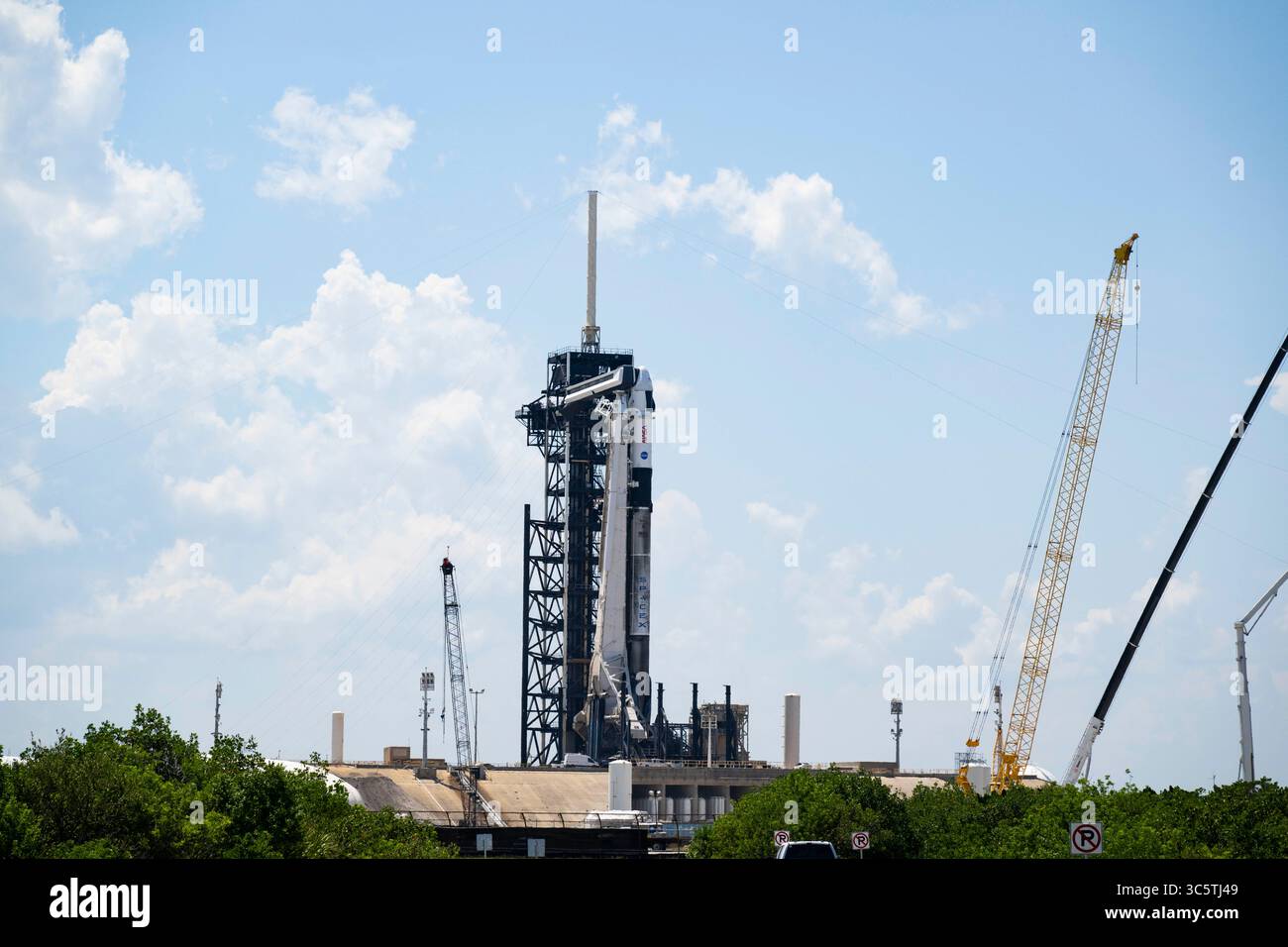Merritt Island, Florida, USA. 30th July, 2025. A SpaceX Falcon 9 rocket ...
