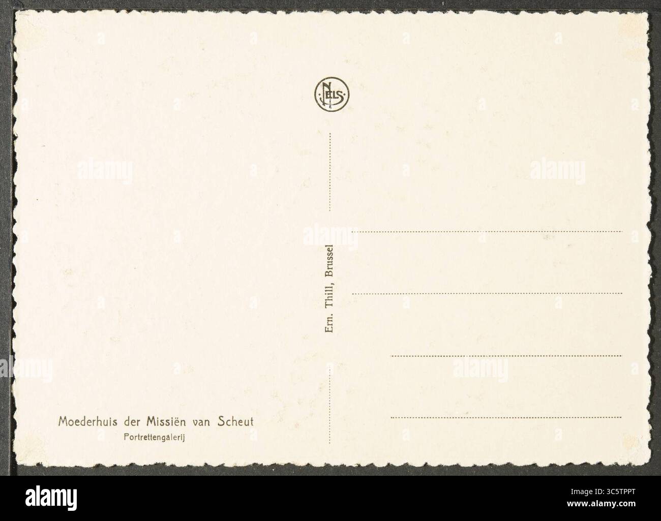 Moederhuis der Missiën van Scheut. Portrettengalerij (01 Stock Photo ...