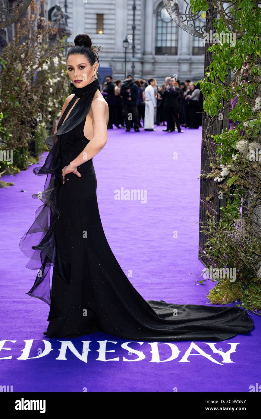 Catherine Zeta-Jones poses for photographers upon arrival at the season ...