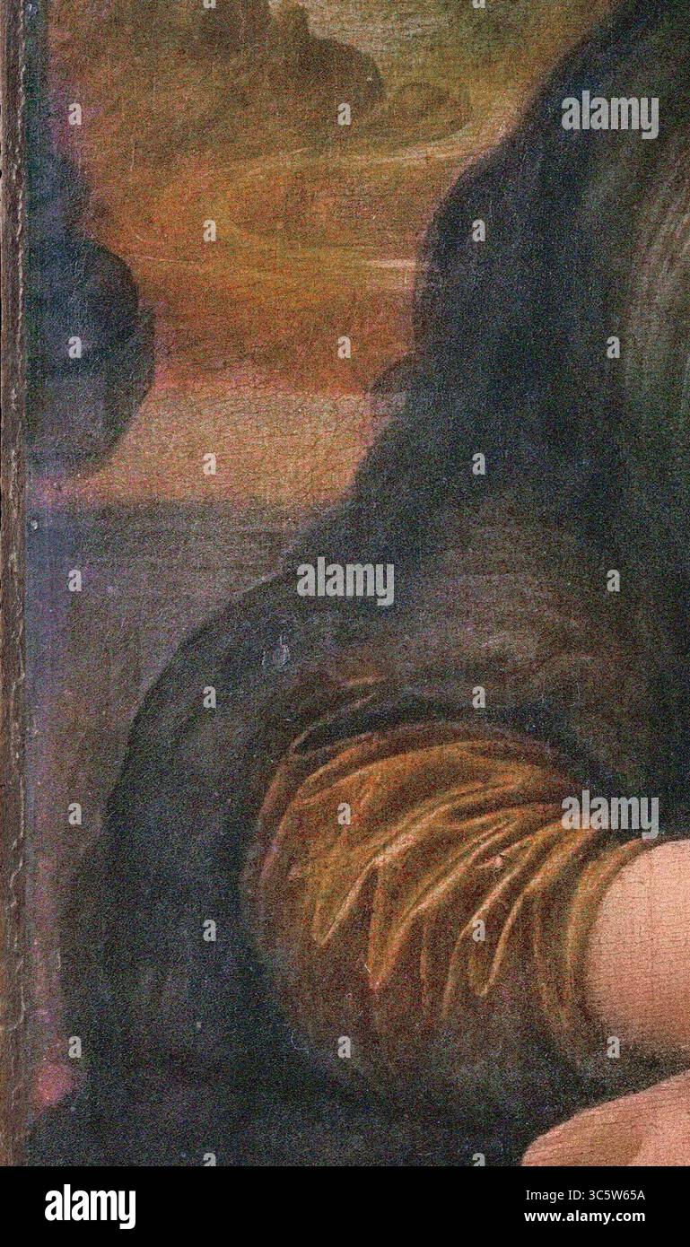 Mona lisa - parapet detail 02 Stock Photo - Alamy