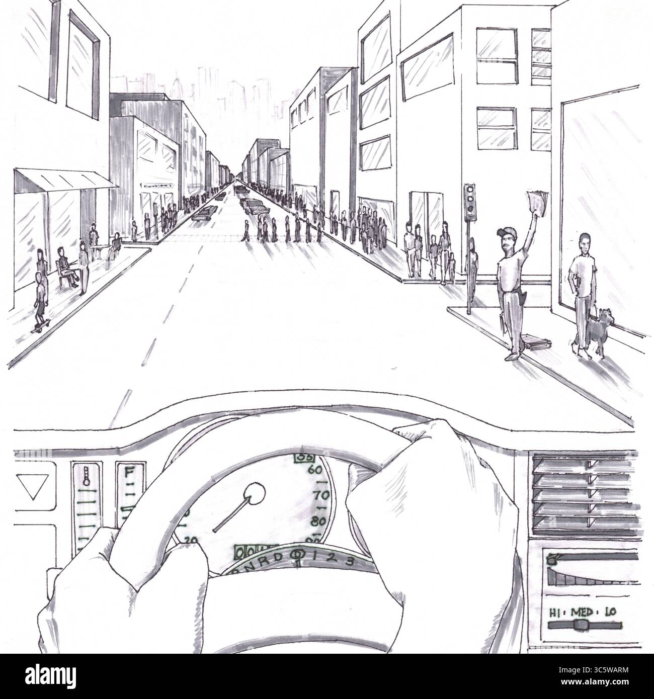 Point building exterior Cut Out Stock Images & Pictures - Alamy