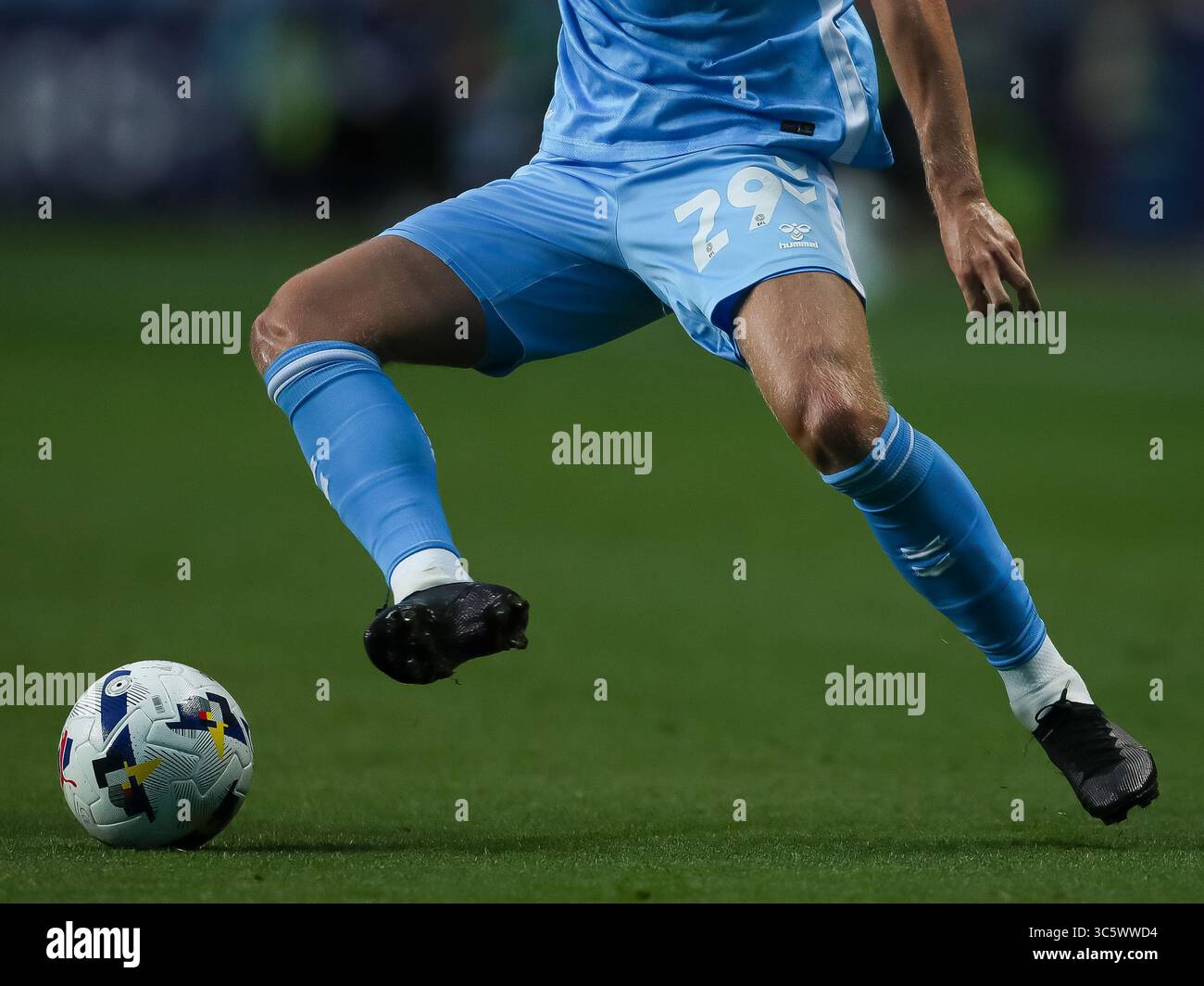 Coventry, UK. 30th July 2025. Victor Torp of Coventry City dribbles ...
