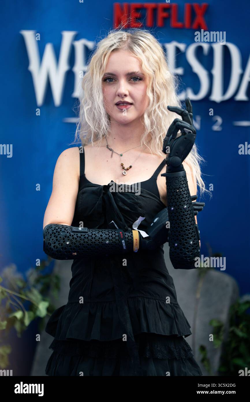 LONDON, ENGLAND - JULY 30: Tilly Lockey attends the Global Premiere of ...
