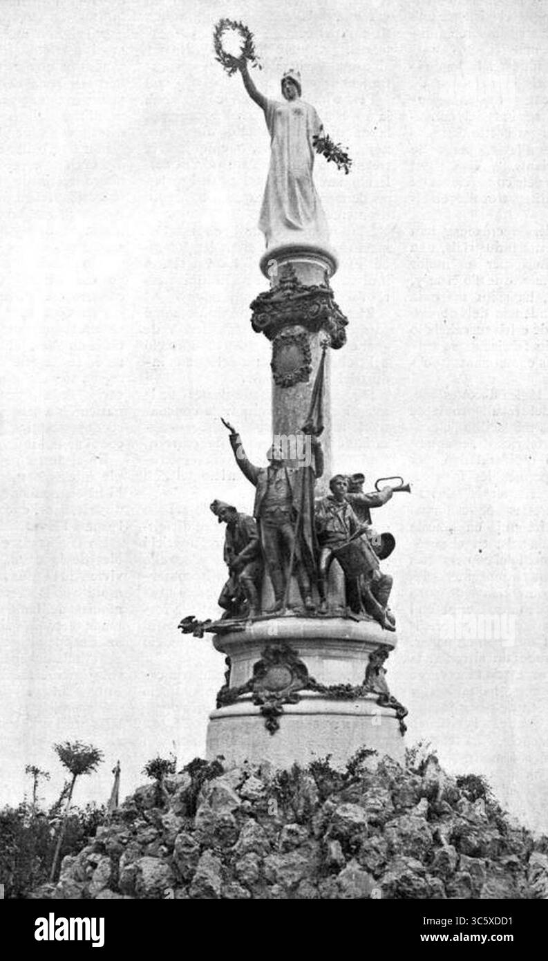 Monument als Herois del Bruc - 1911 Stock Photo - Alamy