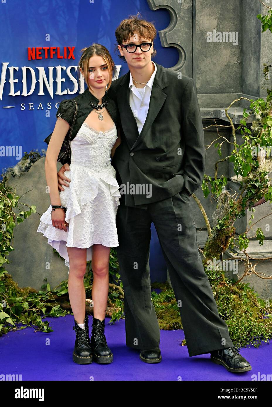 LONDON, ENGLAND - 30 July 2025: Gia Rose Hunter, Jude Morgan-Collie at ...