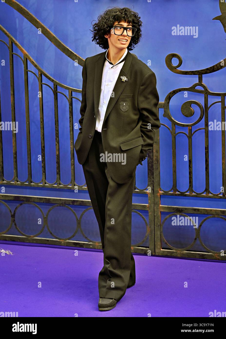 LONDON, ENGLAND - 30 July 2025: Moosa Mostafa at the 'Wednesday' Season ...