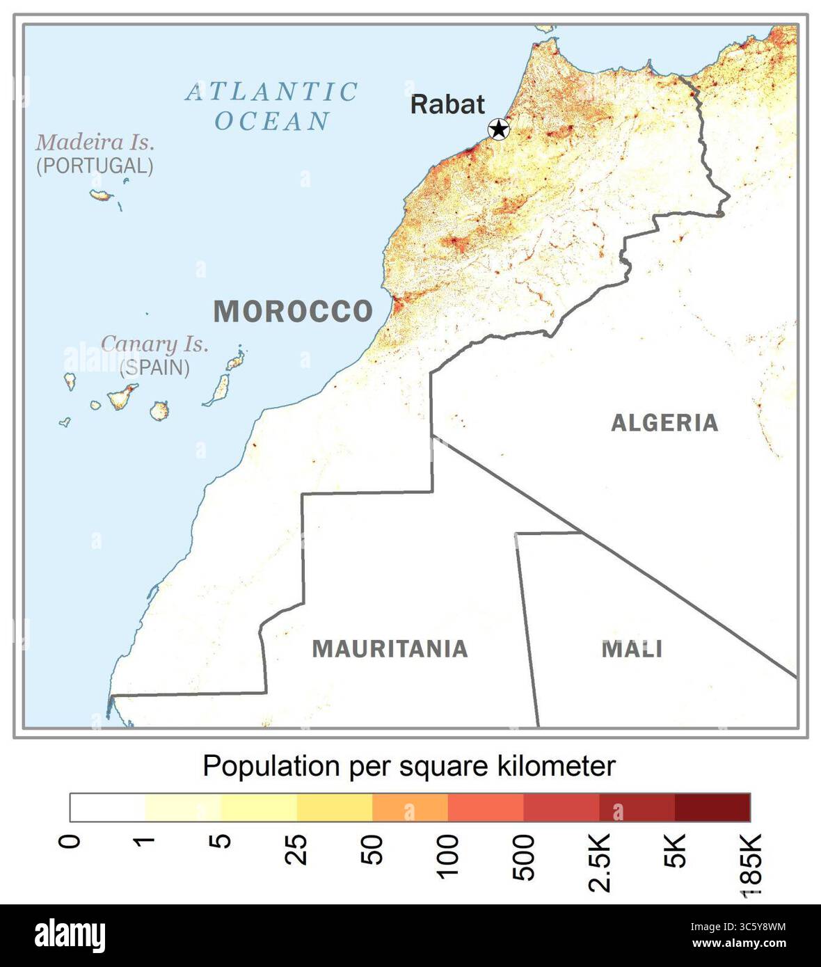 Density map Cut Out Stock Images & Pictures - Alamy
