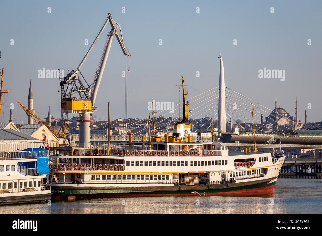 April 3, 2020: April 3, 2020, Istanbul, Turkey: Halic Shipyards, which ...