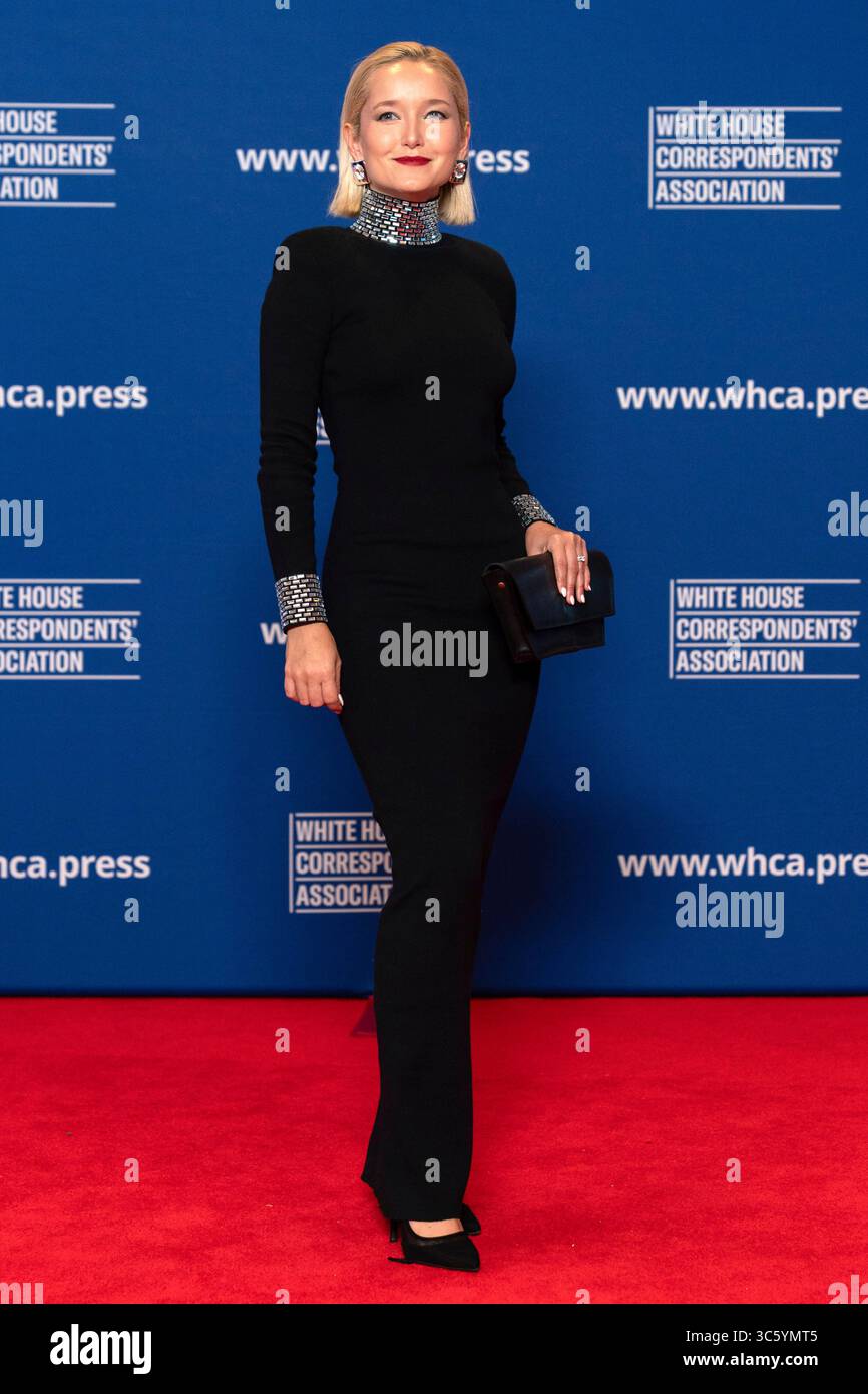 FILE - Dasha Burns poses for photographers as she arrives at the annual ...