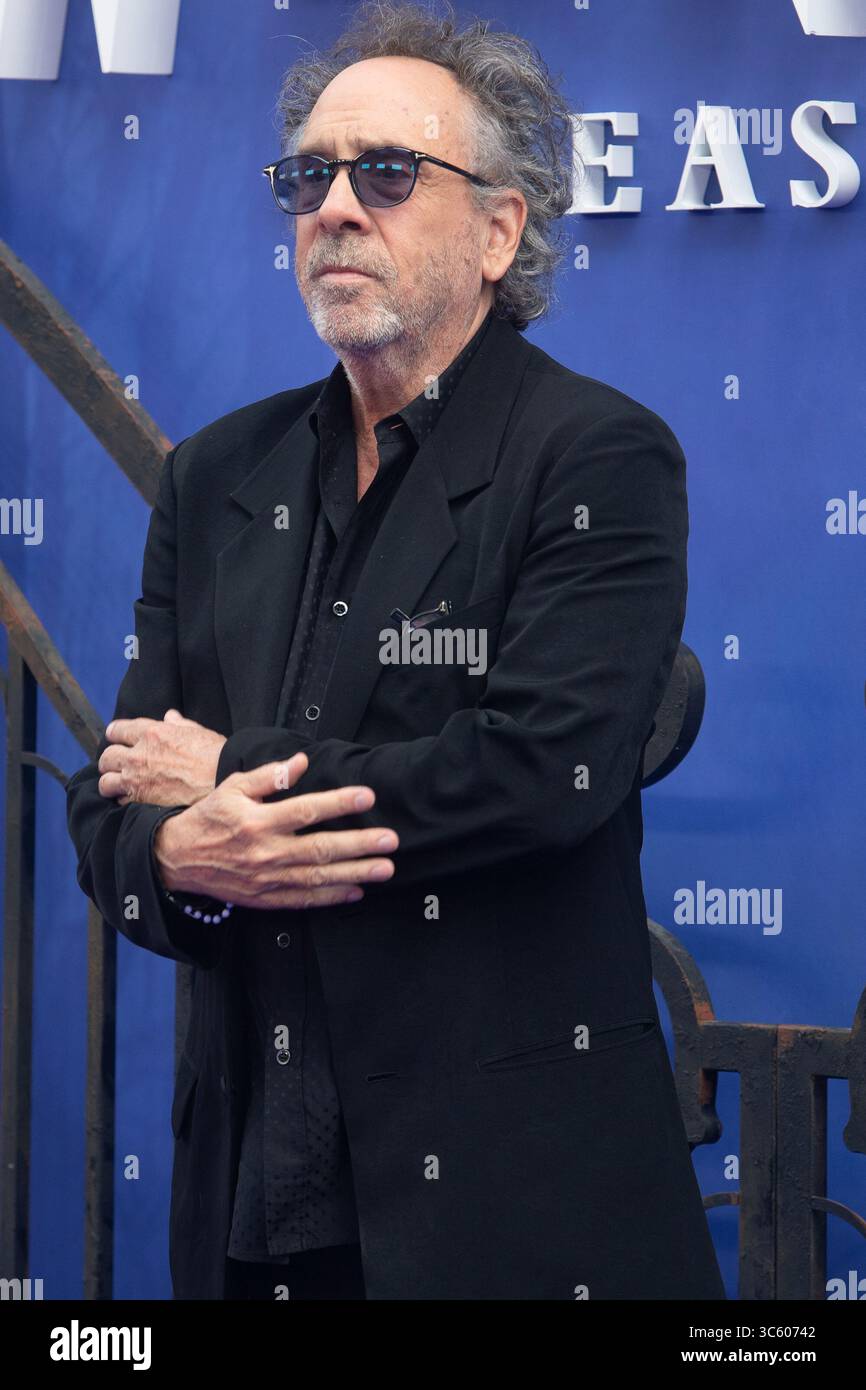 London, UK. 30 Jul, 2025. Pictured: Director/Producer Tim Burton ...
