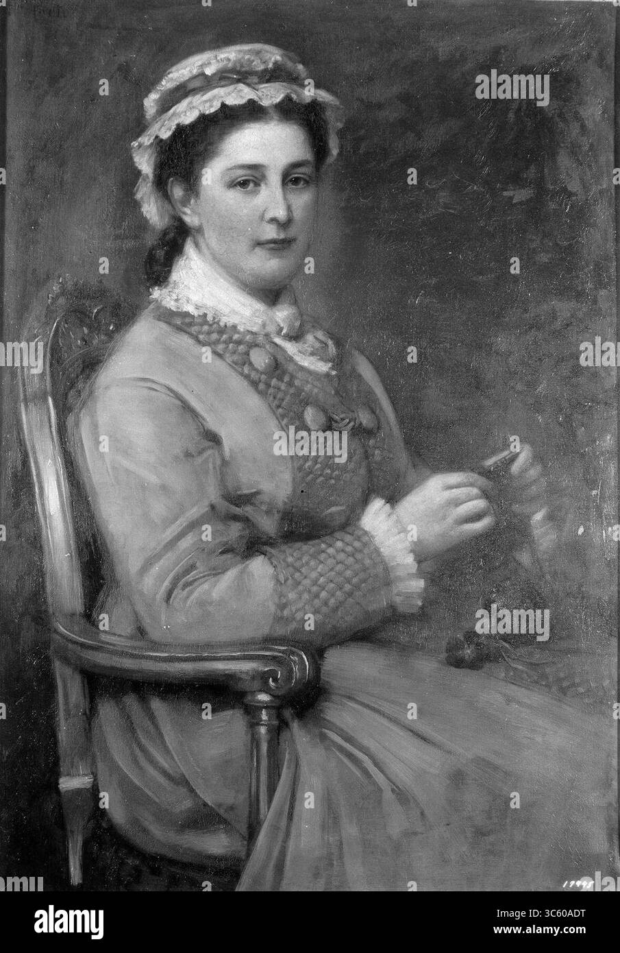 Mrs. Francis Brooks (Louise Winsor)-Benjamin Custis Porter Stock Photo ...
