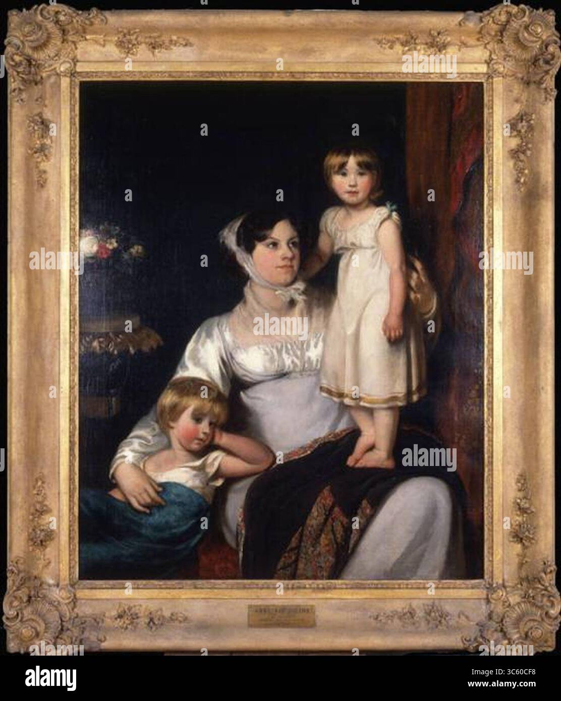 Mrs. Robert Bolton (Anne Jay, 1793–1859) and Children, Robert and Anne ...