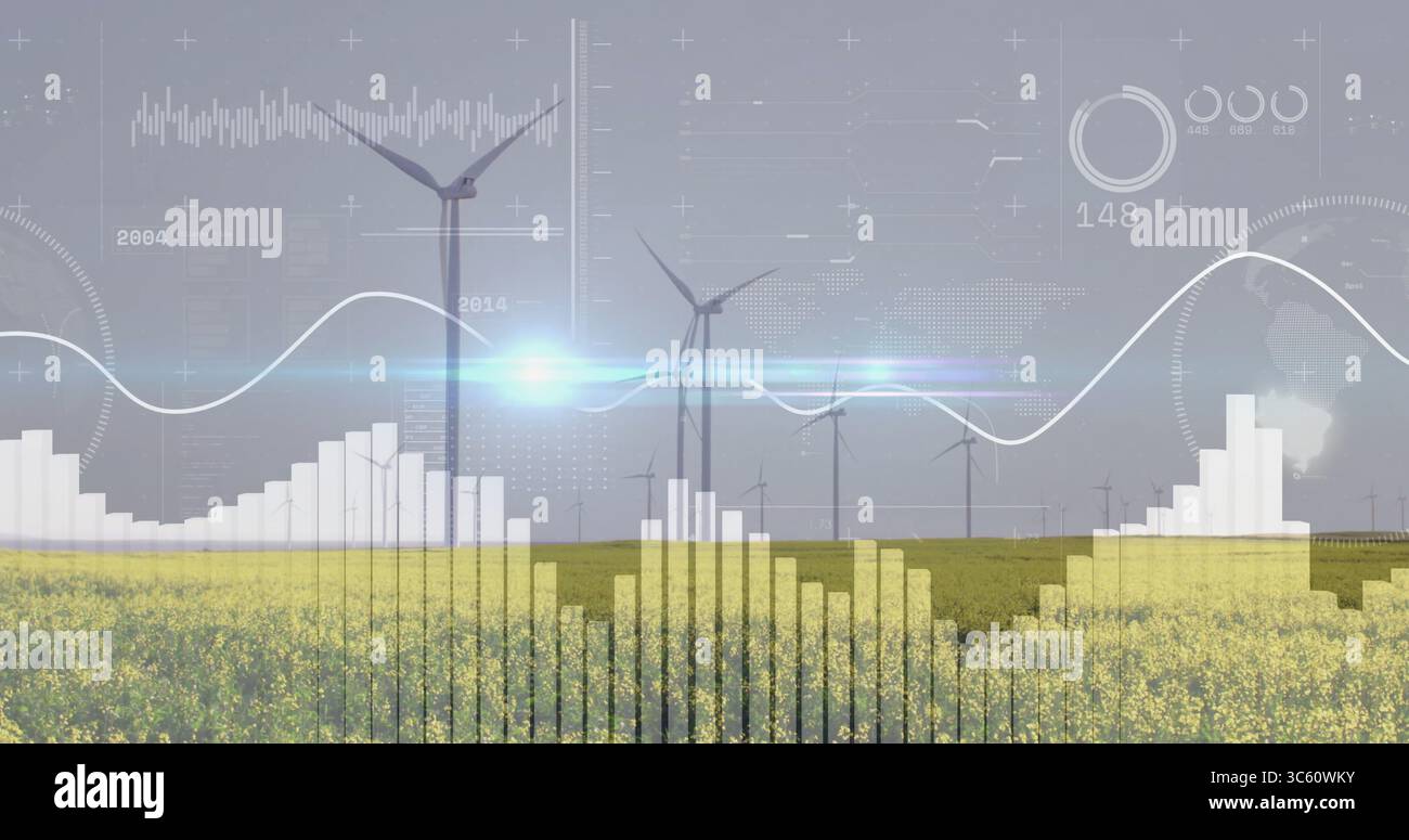 Displaying wind turbines rural hi-res stock photography and images - Alamy