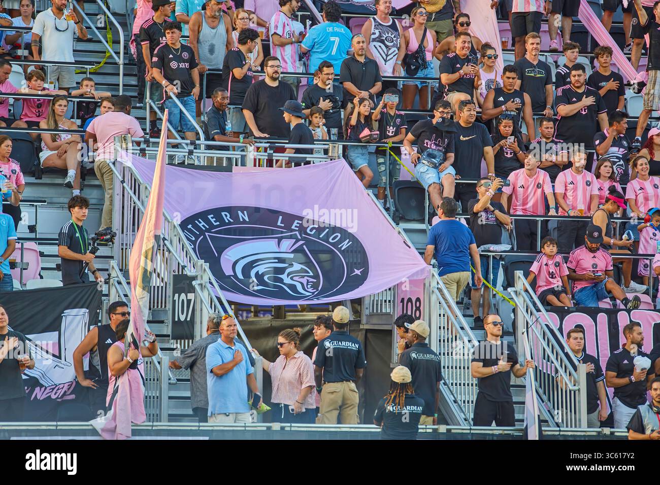 Fans during match Inter Miami v Atlas, League Cup 2025, Fort Lauderdale ...