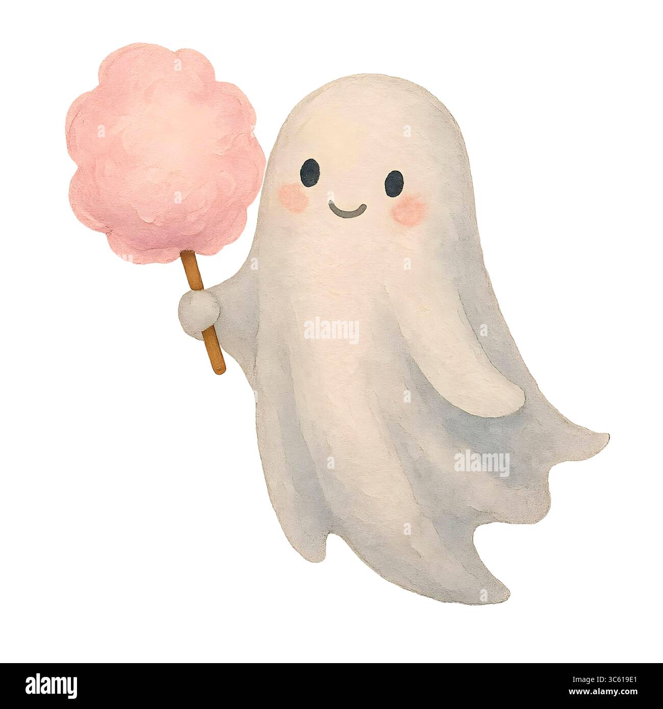 Hand Painted Halloween Clipart Stock Photo - Alamy