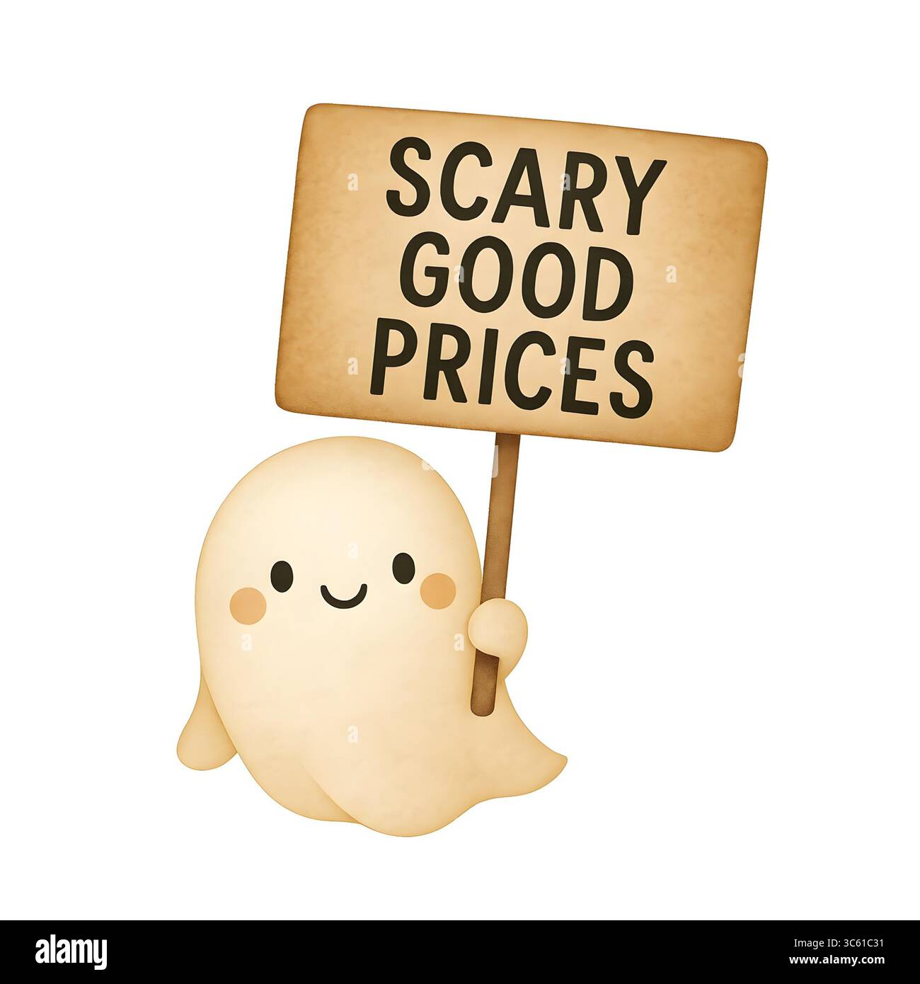 Hand Painted Halloween Clipart Stock Photo - Alamy