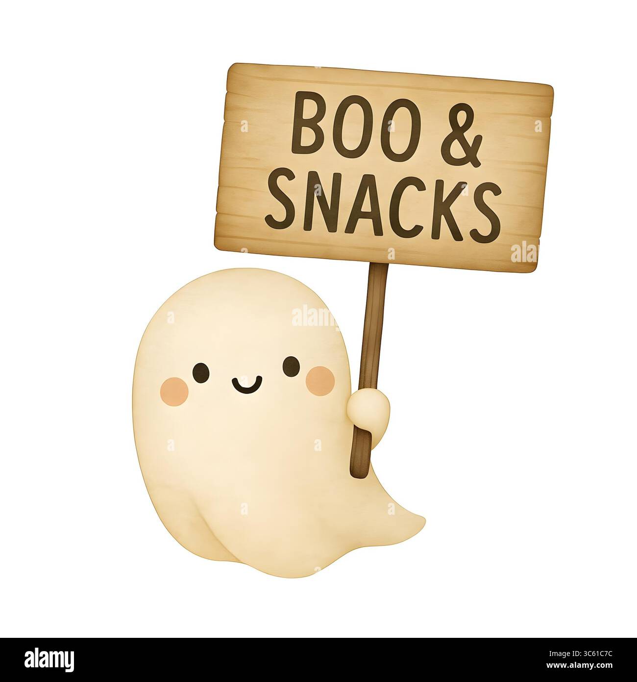 Hand Painted Halloween Clipart Stock Photo - Alamy