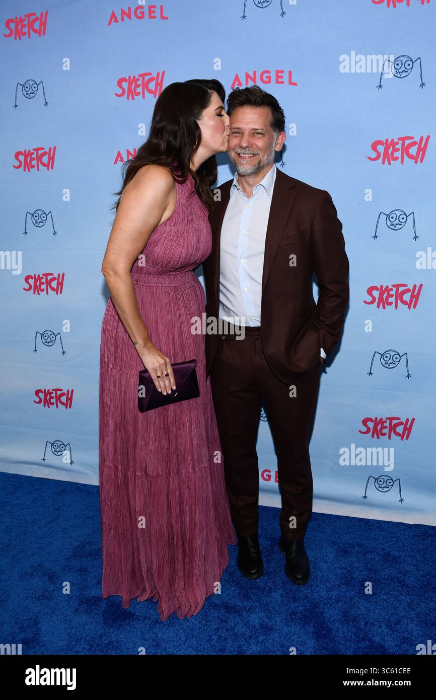 July 28, 2025, Los Angeles, California, USA: D'ARCY CARDEN and JASON ...