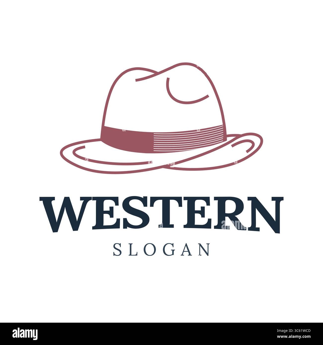 Vintage Western Hat Logo – Cowboy Style Badge for Classic Brand ...