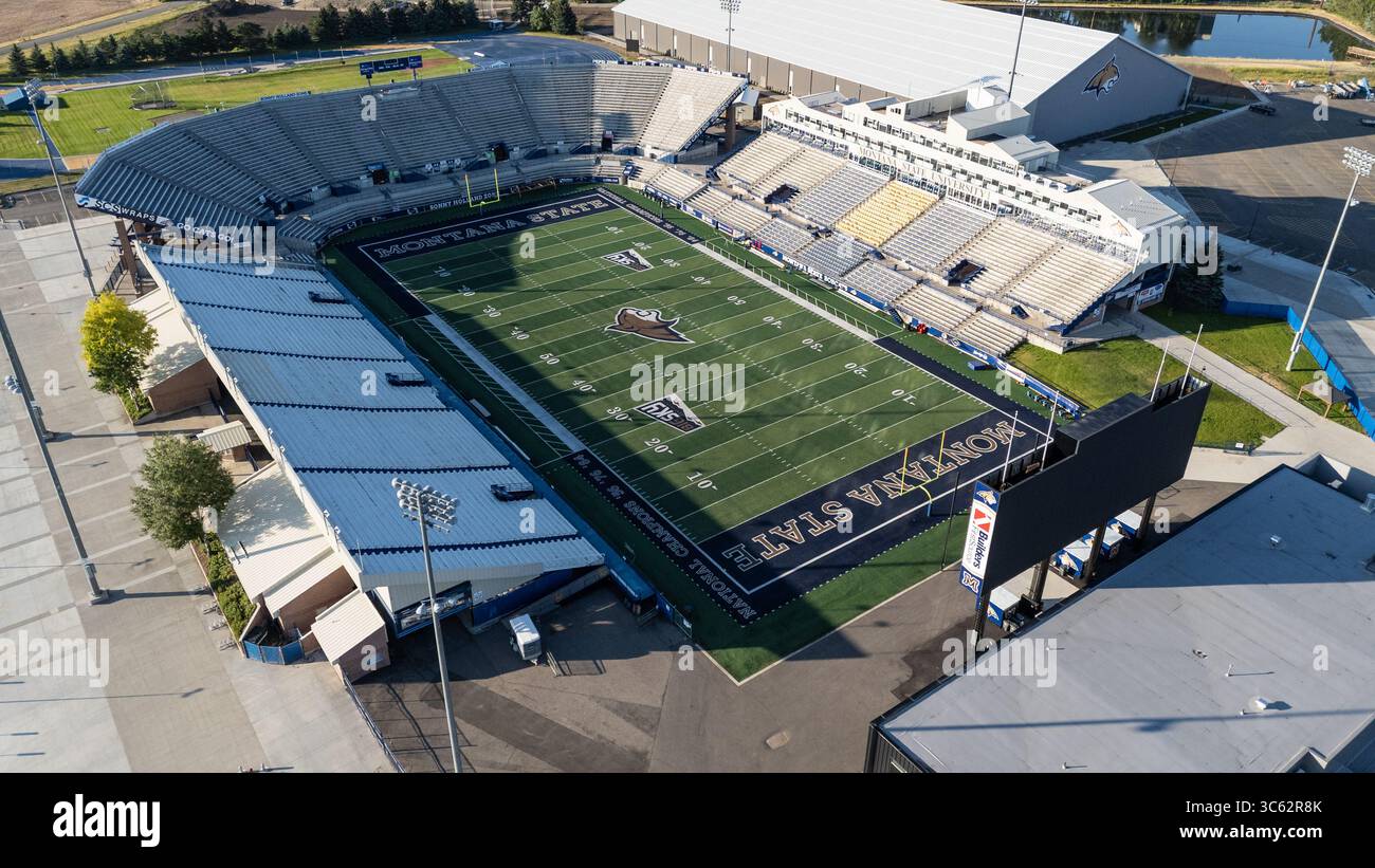 Bobcat Stadium, Montana State University, Bozeman, Montana Stock Photo ...