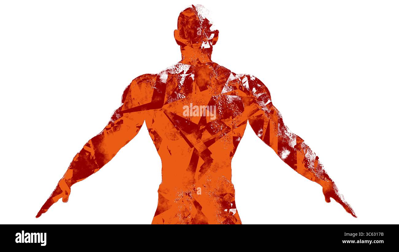 Professional Visualization Depicting Unstable Psychological Condition ...