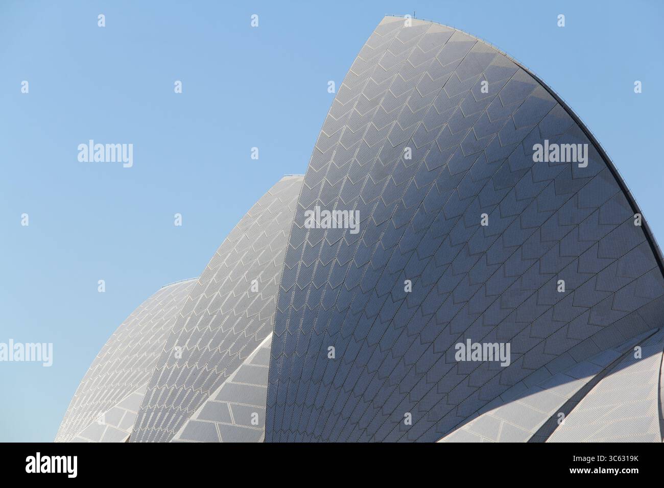interesting angles of the sails of the sydney opera house Stock Photo ...